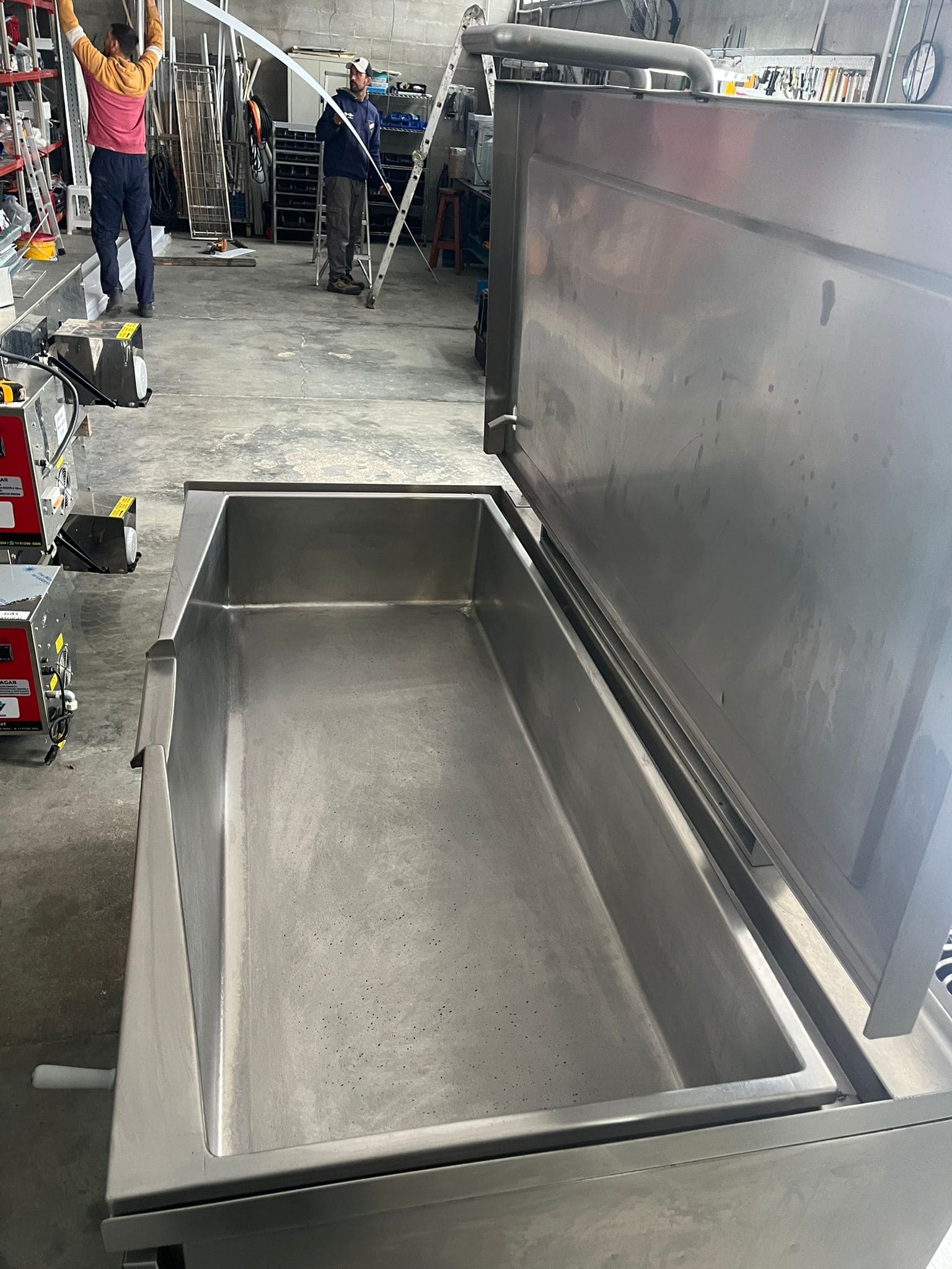 Sartén basculante industrial en Ac/inox de alto calibre (traído de ...