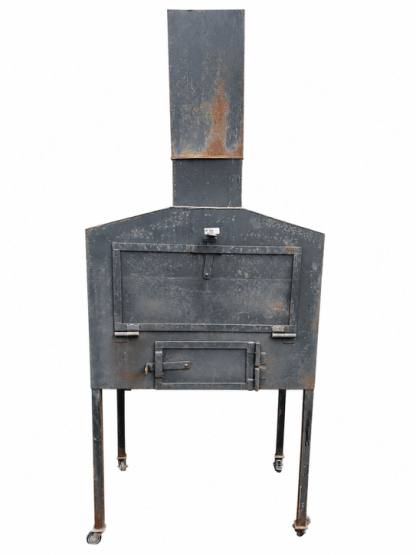 Lote #106 – Horno a leña fabricado con chapa de barco – 101x61x250 ...